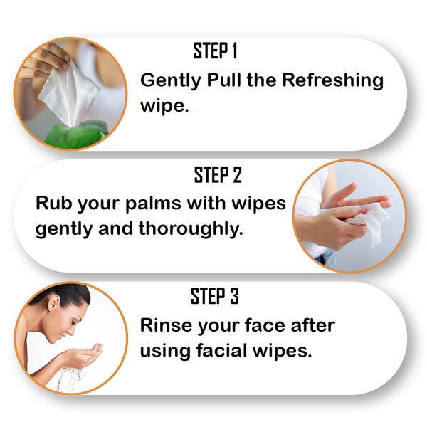 WiZ Ocean Refreshing Wet Wipes - 25 Pulls Pack of 3 - JioMart