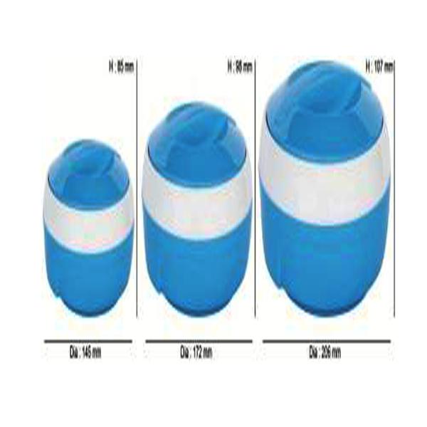 PRINCEWARE Solar Plastic Casserole Set (Blue) -3 Pieces - JioMart