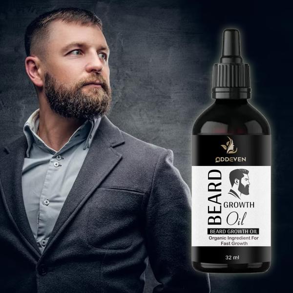 Powerful Beard Growth Oil -32ML - More Beard Growth, 8 Natural Oils ...