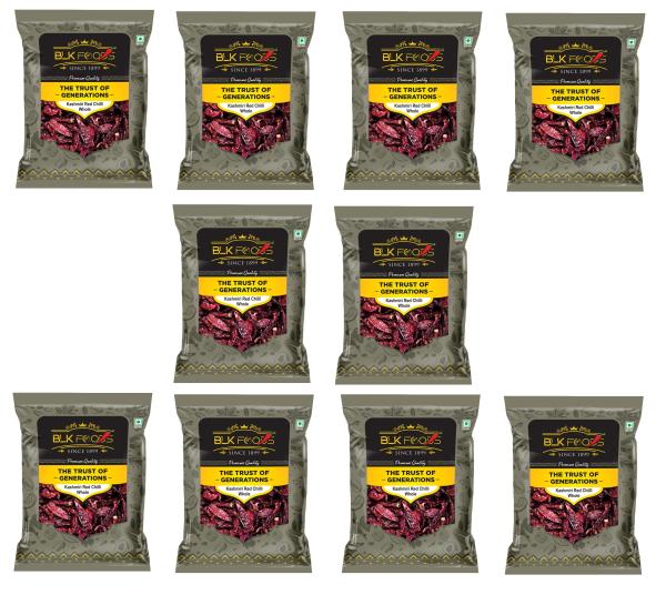 BLK Foods Daily Kashmiri Red Chilli Whole (Kashmiri Lal Mirch Sabut ...