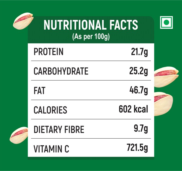 Wondernut Tasty and Salty Pistachios 500gm (250gm Pack of2) - JioMart