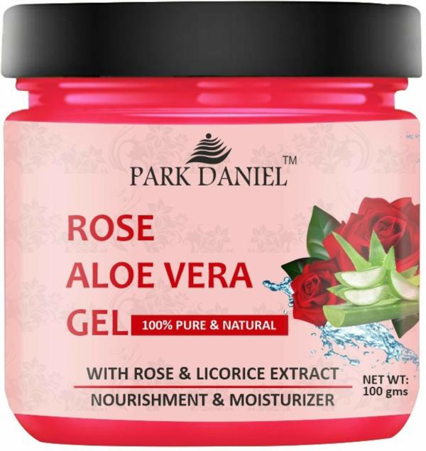 Park Daniel Rose Aloe Vera Extract Gel, Face Gel | Natural Ingredients ...