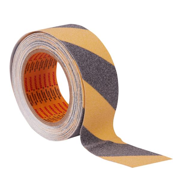 PENTAGON GP+ Anti-Skid Tape, 48mm(W) x 06mtr (L), Colour Black/Yellow ...