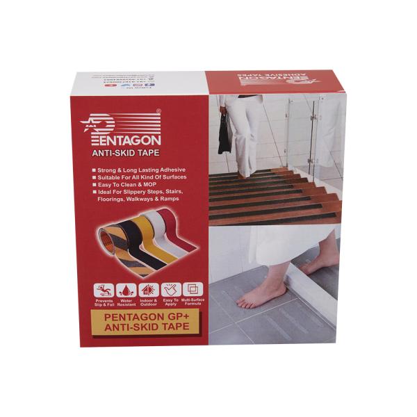 PENTAGON GP+ Anti-Skid Tape, 48mm(W) x 06mtr (L), Colour Black/Yellow ...