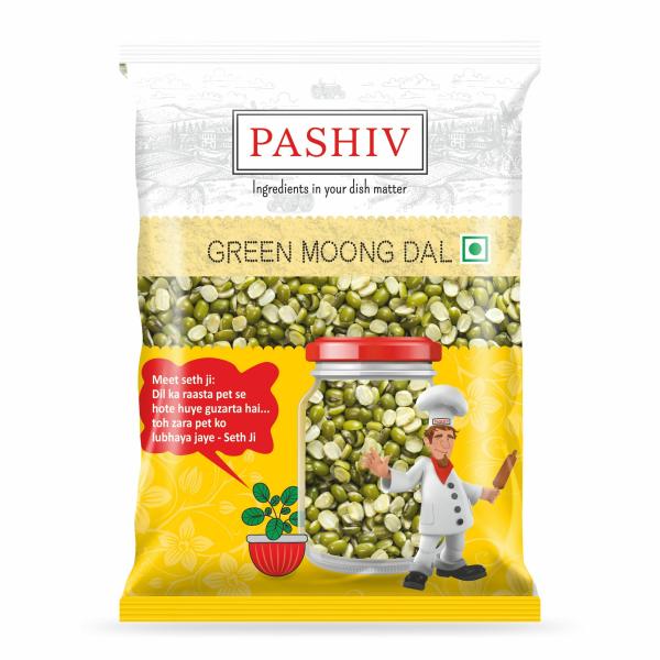 PASHIV (UNPOLISHED) GREEN MOONG DAL | PACK OF 4 (500GMS*4) - 2KGS - JioMart