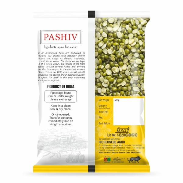 PASHIV (UNPOLISHED) GREEN MOONG DAL | PACK OF 4 (500GMS*4) - 2KGS - JioMart