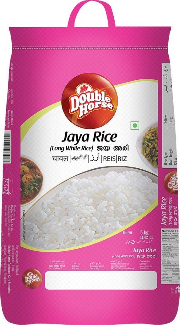 Double Horse White Jaya Rice 5Kg | Jaya Rice | Saphed chaaval | Export ...
