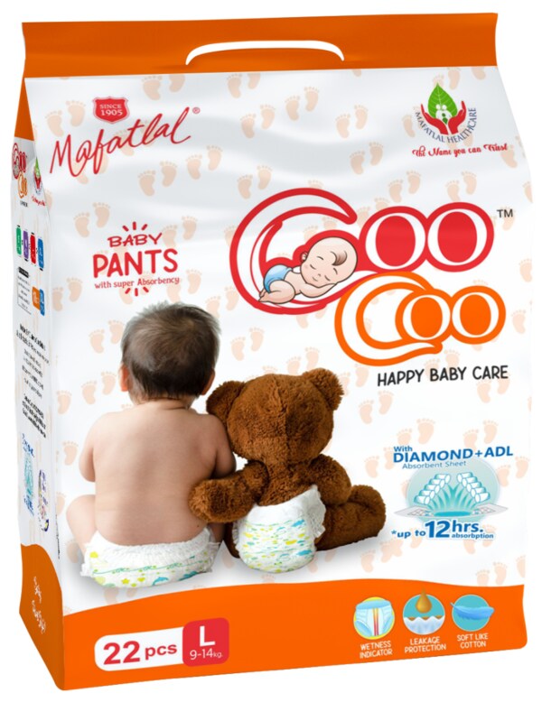 Coo Coo Baby Pullup Diaper Pants - L (132 Pieces) - JioMart