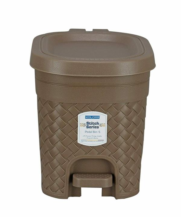Kolorr Stitch Pedal Waste Bin Modern Design Trash Can Plastic Dustbin ...