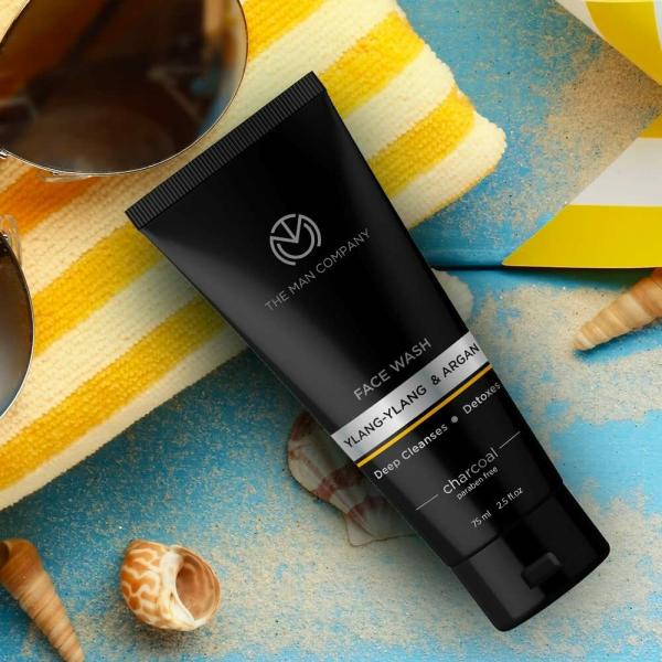 The Man Company Charcoal Face Wash for All Skin Types 75 ml - JioMart