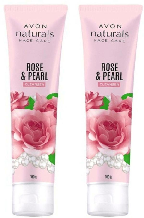 Avon Rose And Pearl Cleanser 100 gm, Each - Pack Of 2 - JioMart