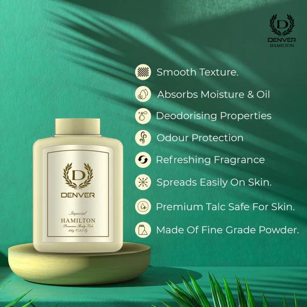 DENVER Imperial Premium Body Talc (2 x 100 g) - JioMart
