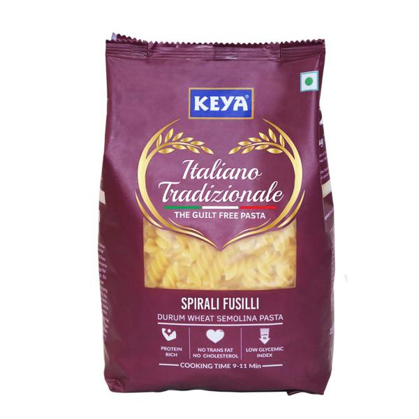 Keya Gourmet Spirali Fusilli Durum Wheat Pasta 500 gm x 1 - JioMart