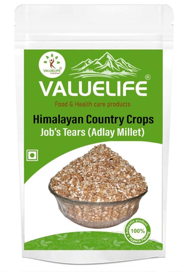 Valuelife White Job's Tears/Adlay Millet / Gavedhukam (Hand Pounded, Cleaned & Ready To Cook ...
