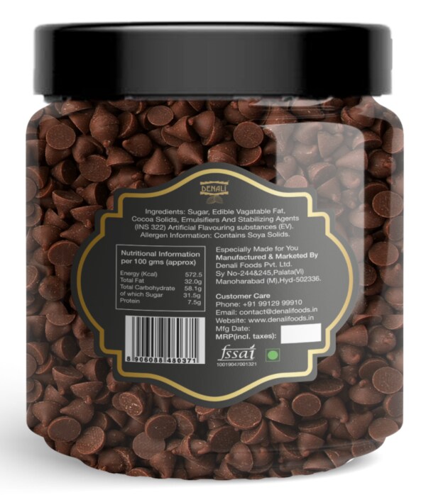 Denali Dark Choco Chips| Baking| Toppings| Cakes, Cookies, Ice Cream ...