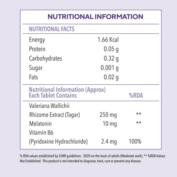 Zingavita High Strength Melatonin Tablets for Restful Sleep and Relaxed ...