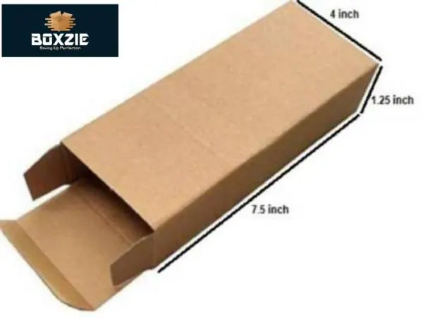 Boxzie 3 Ply 7.5x4x1.25 Inch {Pack of 200 Boxes} Corrugated Brown ...