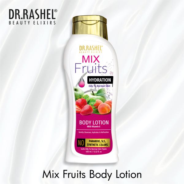 DR.RASHEL MIX FRUITS BODY LOTION HYDRATES AND CLEANSE WITH VITAMIN E ...