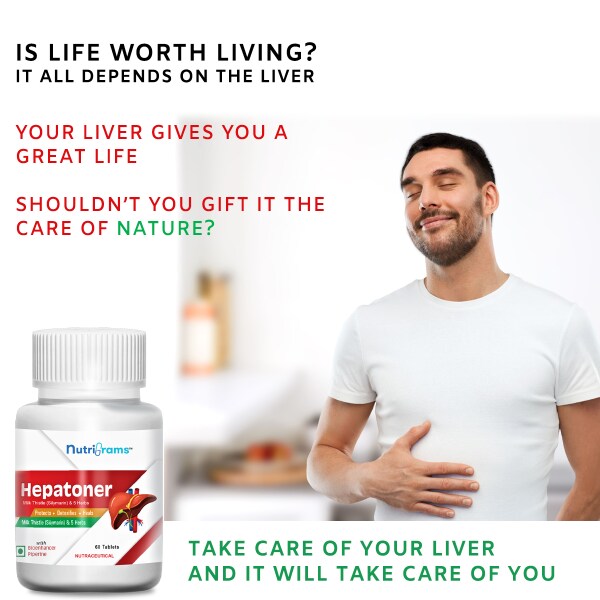Nutrigrams Hepatoner - Liver Detox Supplement for Fatty Liver Recovery ...