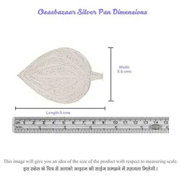 Osasbazaar Silver Pan Patta Betel Leaf for Puja Pooja and Temple - 97% ...