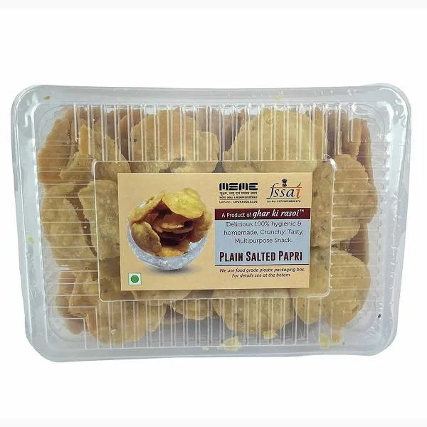 Ghar Ki Rasoi Homemade Plain Salted Papri Healthy and Tasty Daily ...