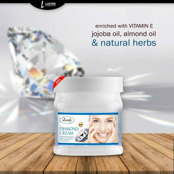 Luster Diamond Facial Massage Cream | Instant Glow & Nourishment ...