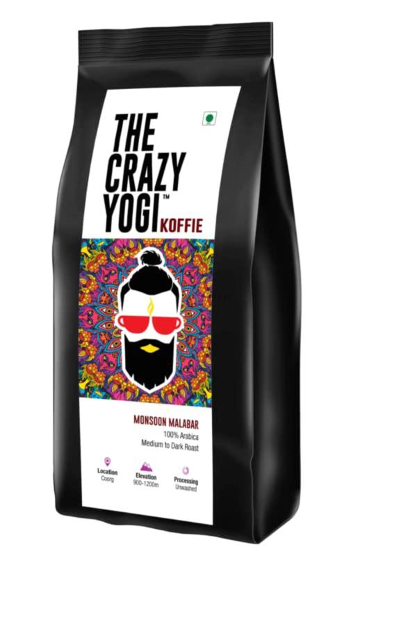 The Crazy Yogi Monsoon Malabar Medium Roast Moka Pot 250g - JioMart