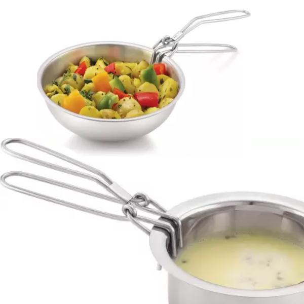 DreamBasket Stainless Steel Lemon Squeezer & Pakkad & Roti Chimta for ...