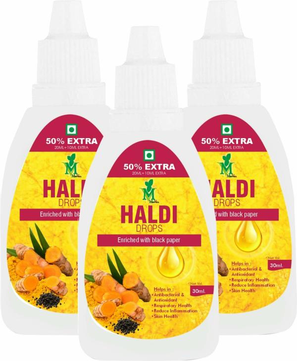 Mint Veda Haldi Drops (10 ml Each) (Pack Of 3) - JioMart
