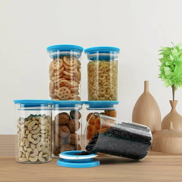 Helonix Blue Plastic Utility Container 900 ml (Pack of 10) - JioMart