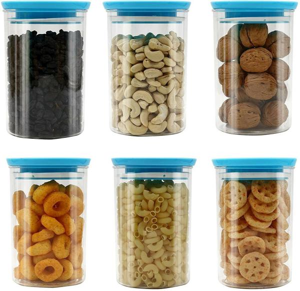 Helonix Blue Plastic Utility Container 900 ml (Pack of 10) - JioMart