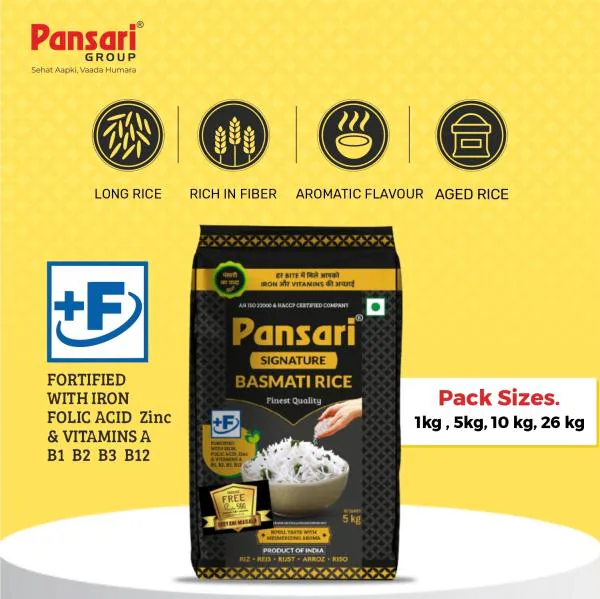 Pansari Signature Premium Basmati Rice 26 kg - JioMart