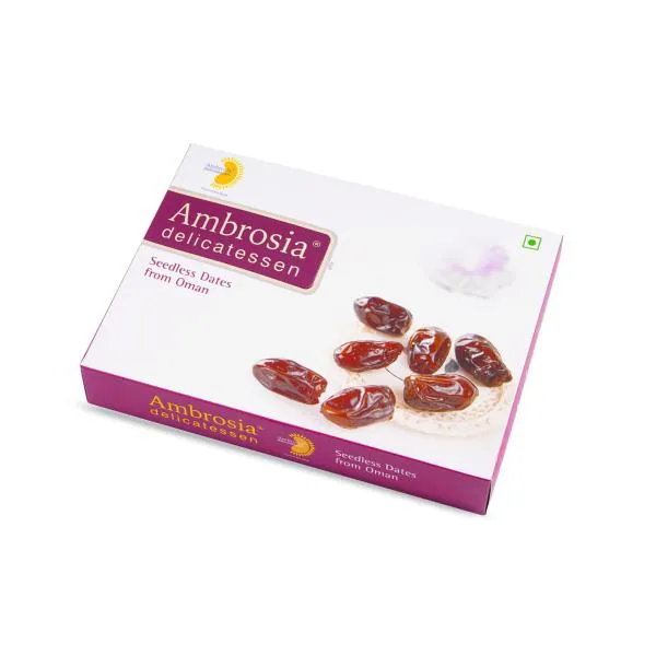 Ambrosia Delicatessen Seedless Dates ( Omani Dates ) 250 Grams, Premium ...