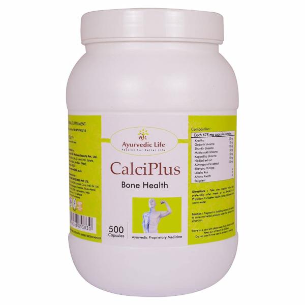 AL-Ayurvedic Life CALCIPLUS - 500 Capsules (Pack of 5) - JioMart