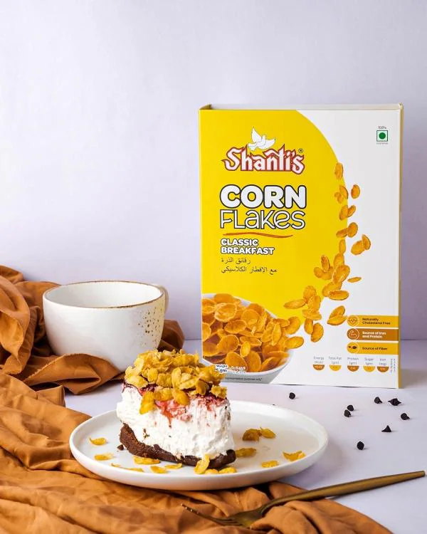 Shanti's Corn Flakes/Breakfast Cereals/Ready to Eat/Crunchy and Tasty ...