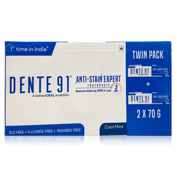 Dente91 Anti-Stain Expert Toothpaste for Stain Removal &Teeth Whitening ...
