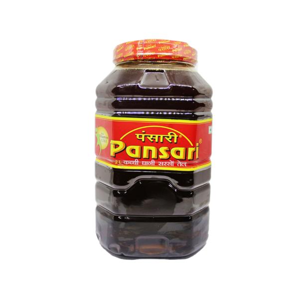 Pansari Kachi Ghani Mustard Oil 2L Jar | Sarso Cooking Oil | Good for Bones & Heart | Improve ...