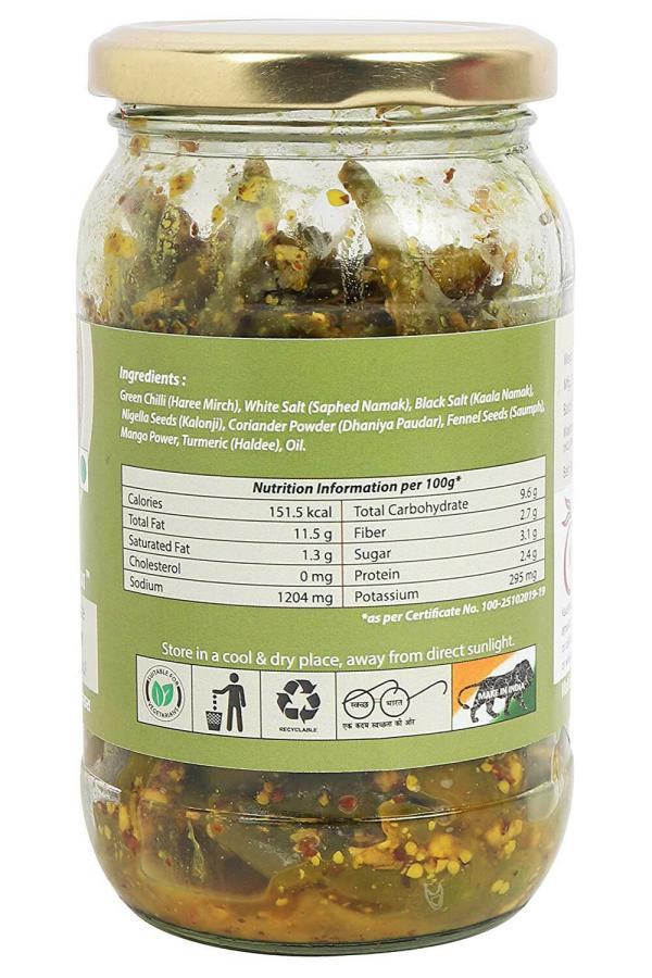 Ghar Ki Rasoi Homemade Green Chilli Pickle,(Aachar) Healthy and Tasty ...