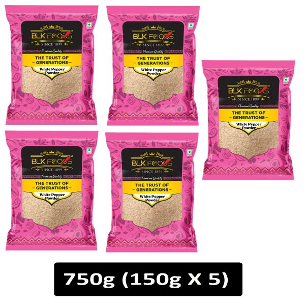 BLK Foods 750g Spice Powder - White Pepper | Safed Mirch powder | Pure ...