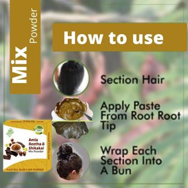 Uppal Natural Amla, Reetha, Shikakai Mix Powder With Ubtan Batna Powder ...