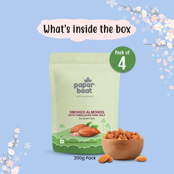 Paper Boat Badam Gift Pack - 800g | Premium Smoked Almond | Diwali ...