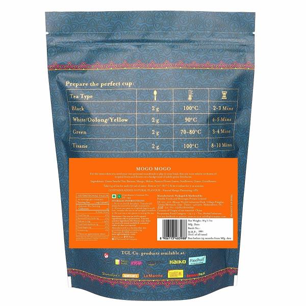 TGL Co. Mogo Mogo Green Tea with Green Sencha Tea, Banana, Mango, Melon ...