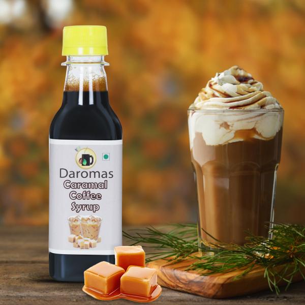 D'aromas Mocha, Caramel Coffee Syrup 250ml x 2, Instant Coffee, Ideal ...