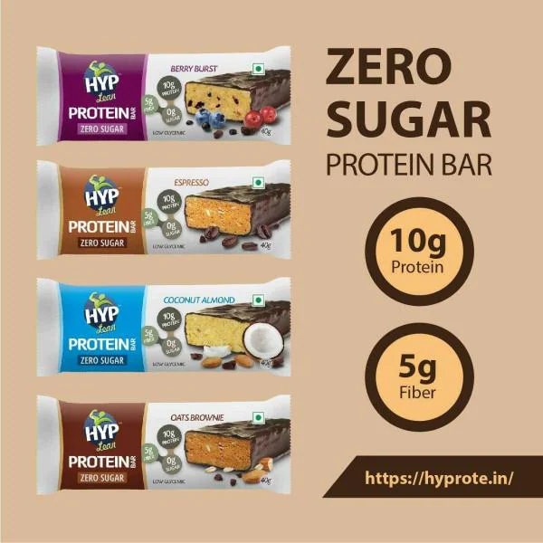 HYP Zero Sugar Protein Bars Variety Pack 40 g (8 pcs) - JioMart