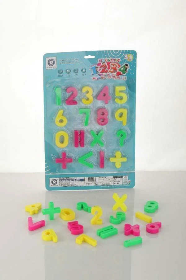 BHVMEY Multicolor 123 Magnetic Numbers Colourful Toys for Kids (1 year ...