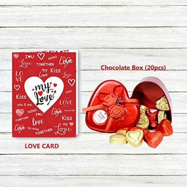 Chocoloony Chocolate Gift Box with Card Milk Flavour for Birthday - JioMart