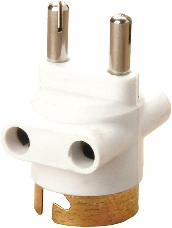 Pmw - Electric 2 Pin Parallel Adapter with Light/Bulb & Plug Socket ...