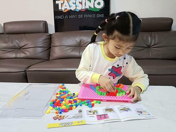 Tassino Plastic Easy to Assemble 3 Years Old Kids Creative and Learning ...