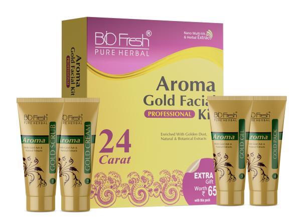 BioFresh 24K Gold Facial Kit for Men and Women Anti-Pollution Skin ...