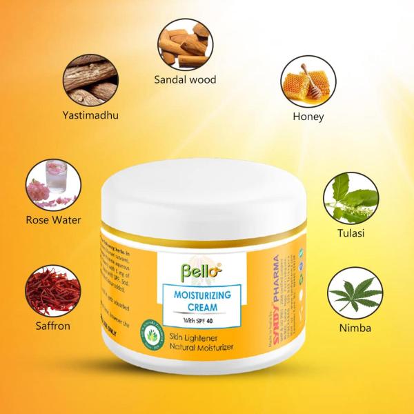 Bello Moisturizing Cream With Spf 100 G - JioMart